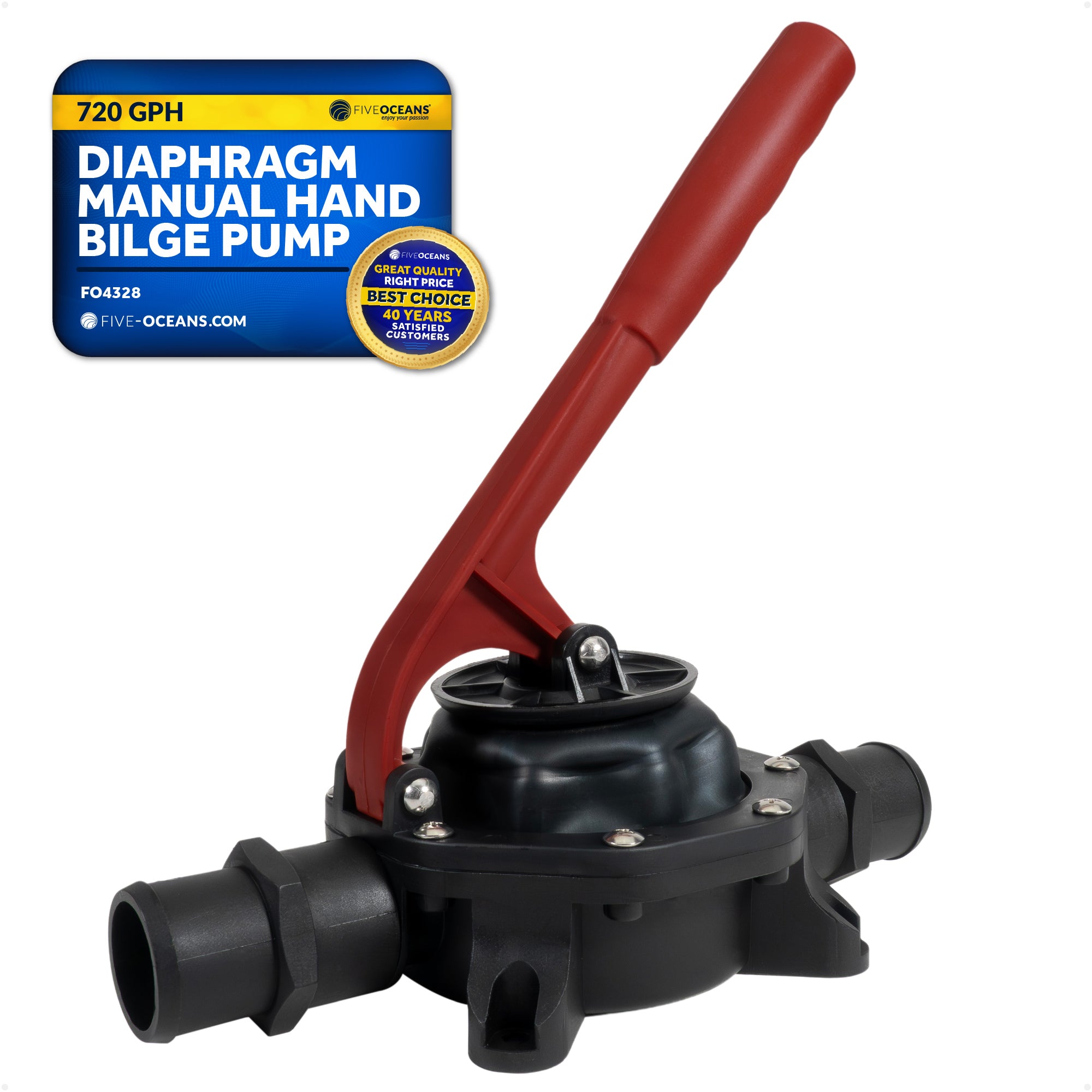Diaphragm Manual Hand Bilge Pump - 720 GPH - FO4328 | Five Oceans